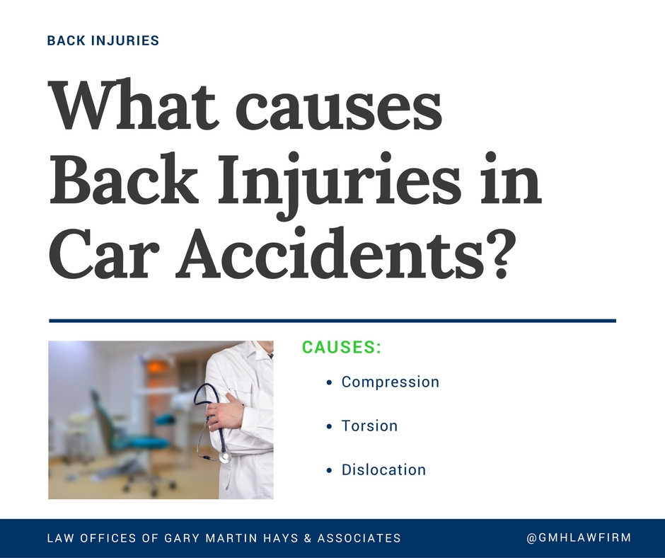 What Causes Back Injuries in Car Accidents? : Law Offices of Gary ...